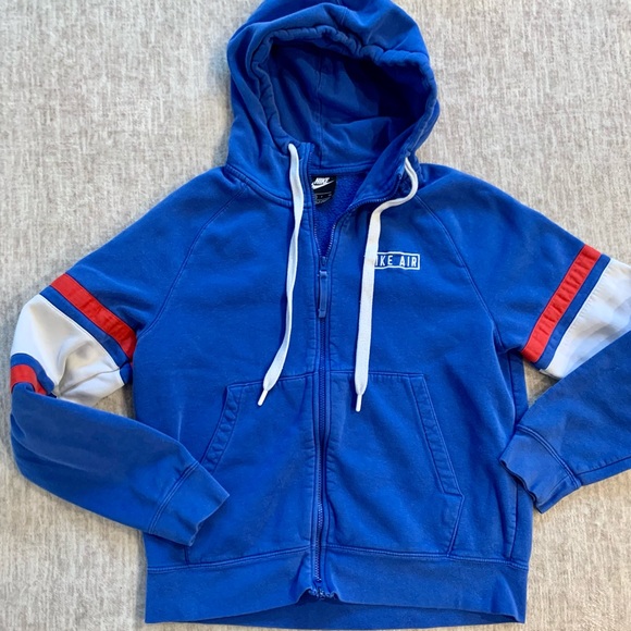 Nike | Sweaters | Vintage Style Nike Air Zip Up Hoodie Sweatshirt ...